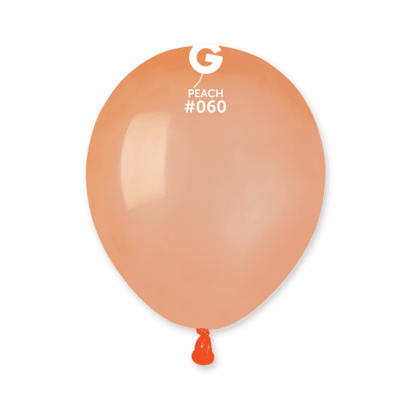 Macaron Peach 5 inch Balloons - 5" Gemar Balloons 50pcs | Wholesale ...