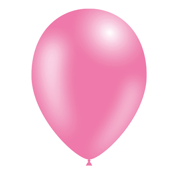 Metallic Fashion Pink 11 inch Balloons - Decotex 11" Balloons 50pcs ...