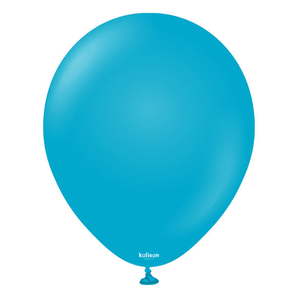 Retro Blue Glass 5 inch Balloons - 5" Kalisan Balloons 100pcs | Free ...