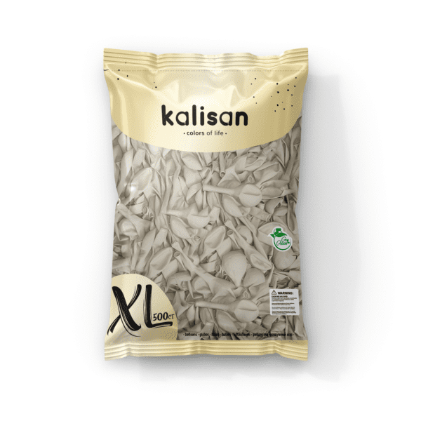 Retro White Sand 12 inch Balloons XL Bag - 12" Kalisan Balloons 500pcs ...
