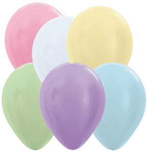 Satin Assorted 12 inch Balloons - 12