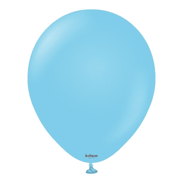 Standard Baby Blue 5 inch Balloons - 5" Kalisan Balloons 100pcs | Free ...