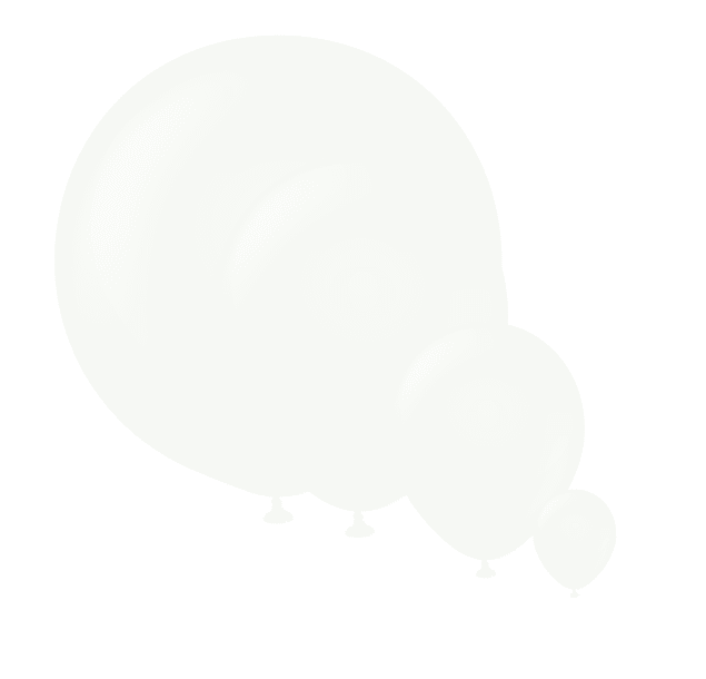 Standard White Kalisan Balloon Bundle