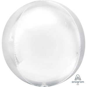 White Orbz Balloons - Orbz Balloons Wholesale