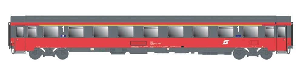 ACME 52622 OBB Eurofima Type Z 1st Class Red/Umber Grey Livery Era V