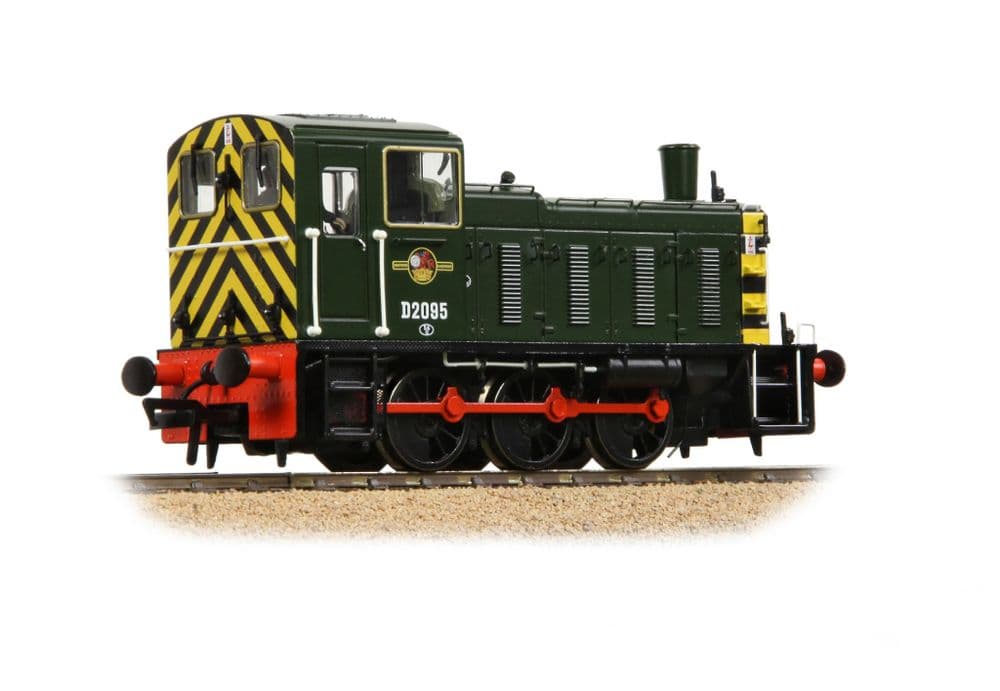 Bachmann 31-364A BR Class 03 Diesel Shunter D2095BR Green Wasp Stripes