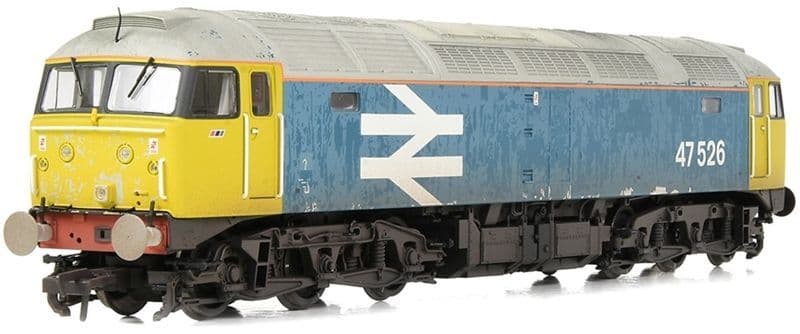 Bachmann 35-421 BR Class 47 Large Logo Livery No 47 526 Weathered