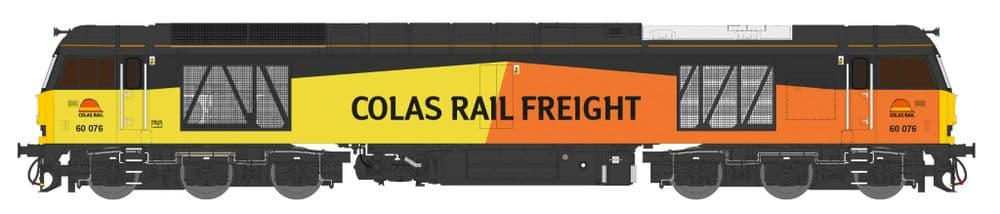 Cavalex CM-60076-Colas Class 60 No 60 076 Colas Rail Livery DCC READY