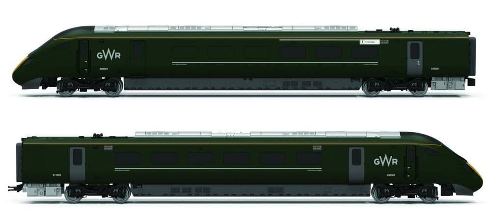 Hornby R30450 RAILROAD GWR Class 800 "IEP" Train Pack NOT YET RELEASED