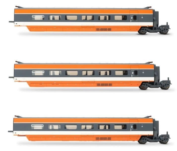 Jouef HJ3015 SNCF TGV Sud-Est Original Livery Add-on Coach Pack 2