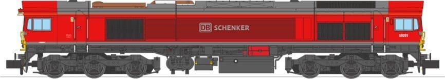 Revolution Trains RT-N59-DB-201DCC DB Schenker Class 59 No 59 201 SOUND