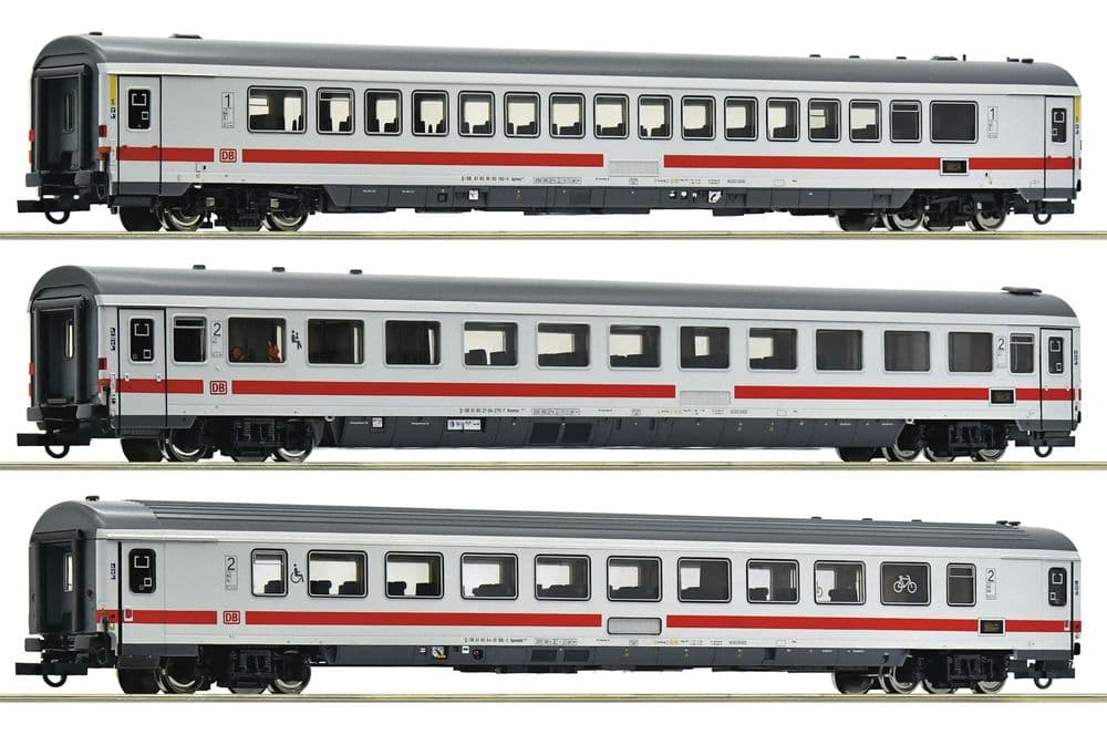 Roco 6200019 DB-AG InterCity Coach Set 1 3-Coach Pack