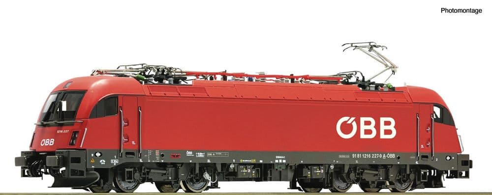Roco 7500032 OBB Class 1216 Electric 1216 227-9 Red Livery Era VI NOT ...
