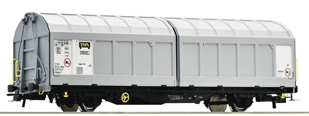Roco 77495 SBB Cargo/Transwaggon 2-Axle Sliding Wall Van Era VI - SPECIAL OFFER