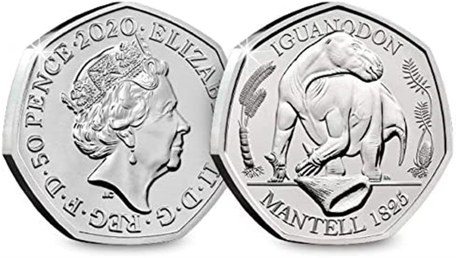 2020 Change Checker IGUANODON Dino 50p Certified BU