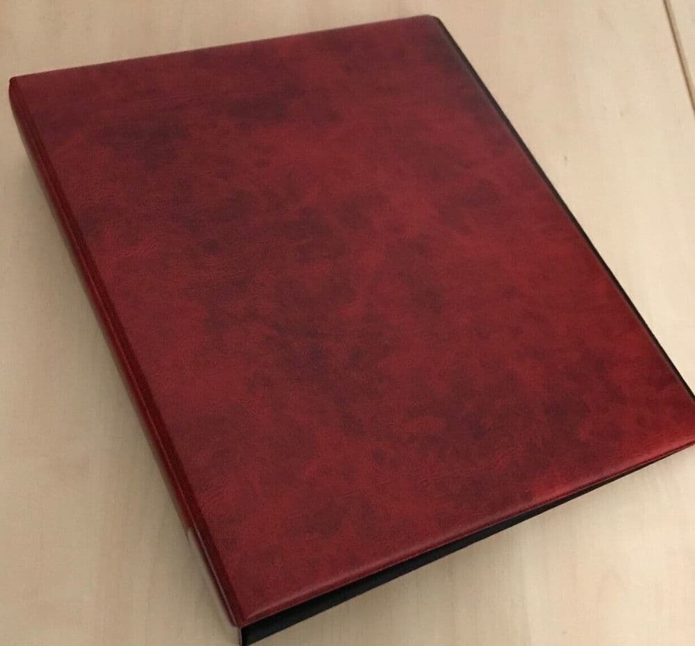 Empty large format Guardian postcard album