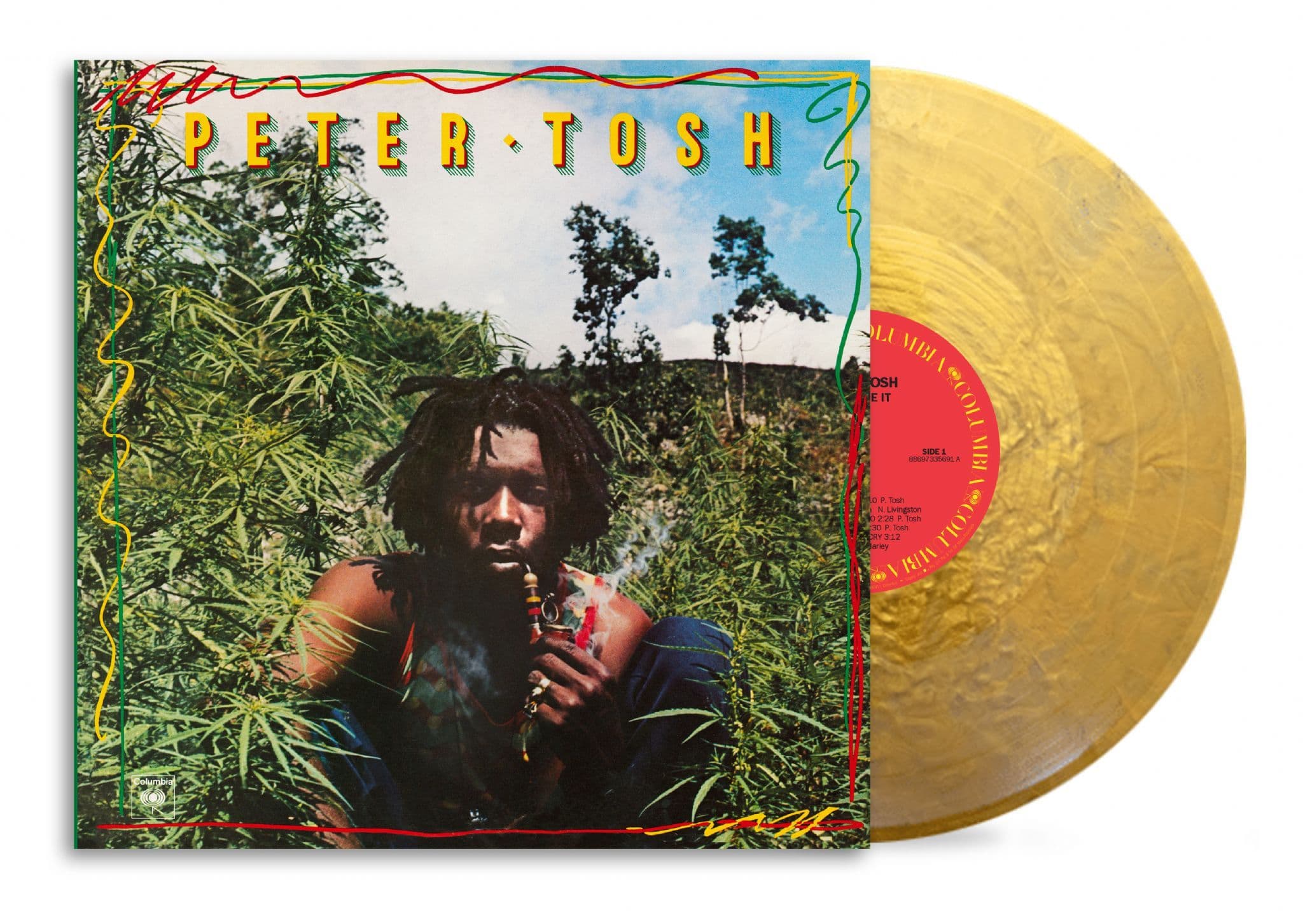 PETER TOSH LEGALIZE IT 50th Anniversary Gold Coloured VINYL LP 24th ...