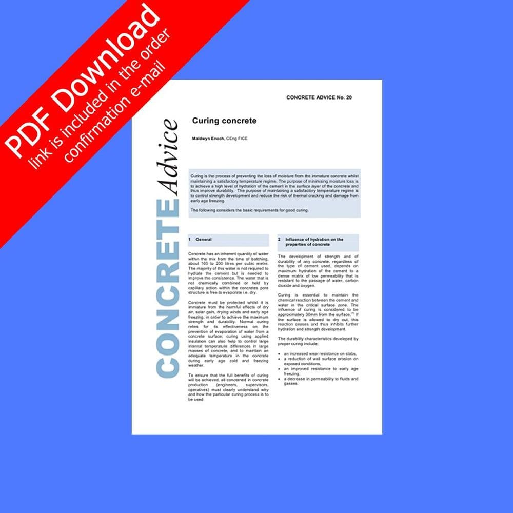 Curing concrete PDF