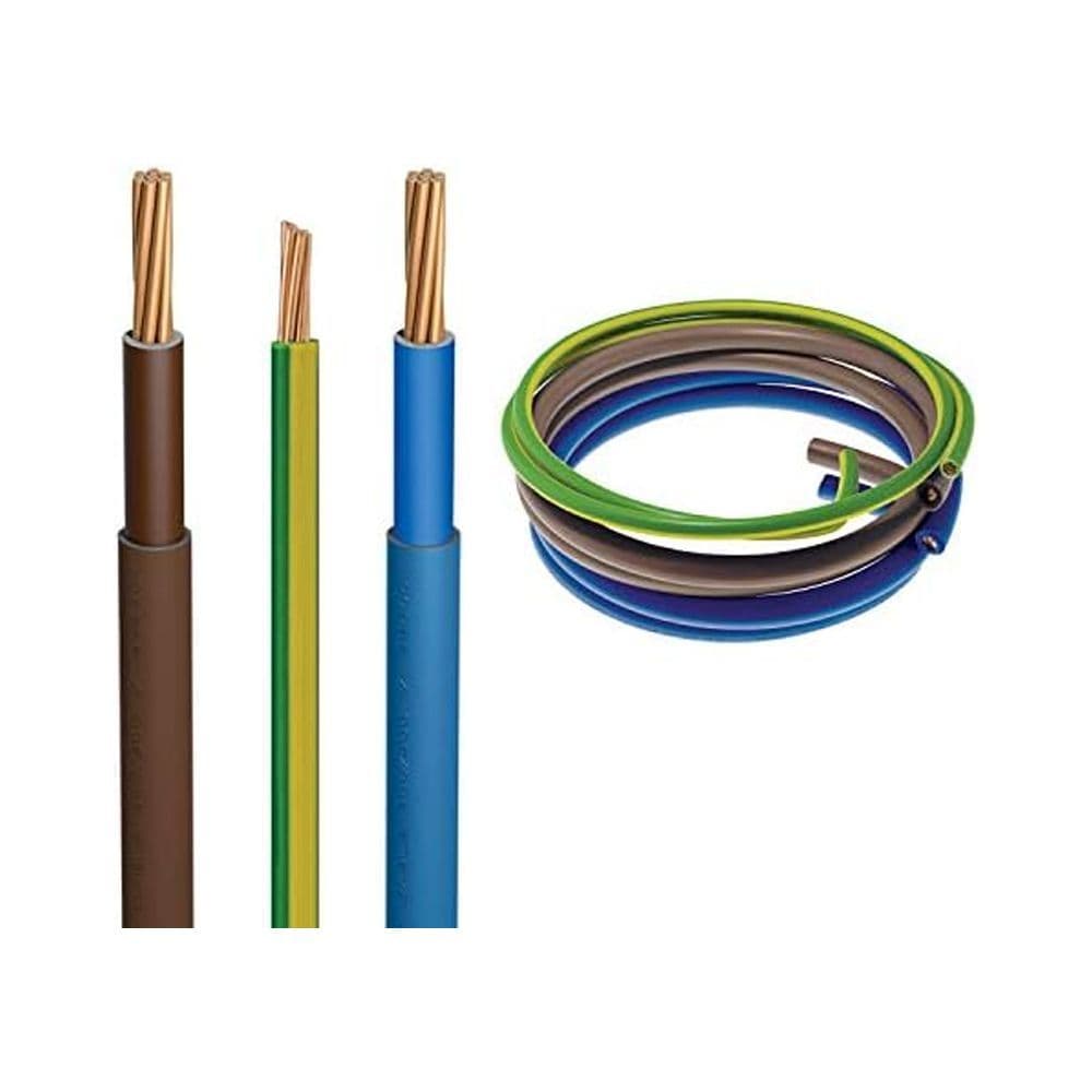 6181Y Tails Kit Including 3m each of 25mm Brown & Blue Tails + 16mm ...