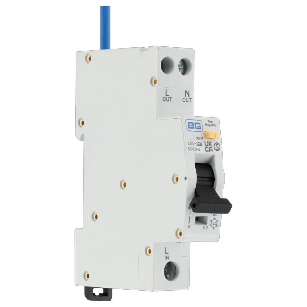 BG 16amp Compact Bi-Directional RCBO Type A 2P B Curve CUCRB16DPA-01 | Consumer Unit World