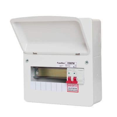 18th Edition RCBO Consumer Units supplied with 100a Main Switch ...