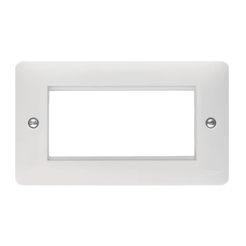 Hager Sollysta WMP4EU Euro Style Accommodation Plate 4 Module ...
