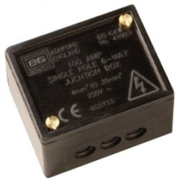 Henley Block BG Electrical 4100SP Brown Heavy Duty 5 Way Single Pole ...