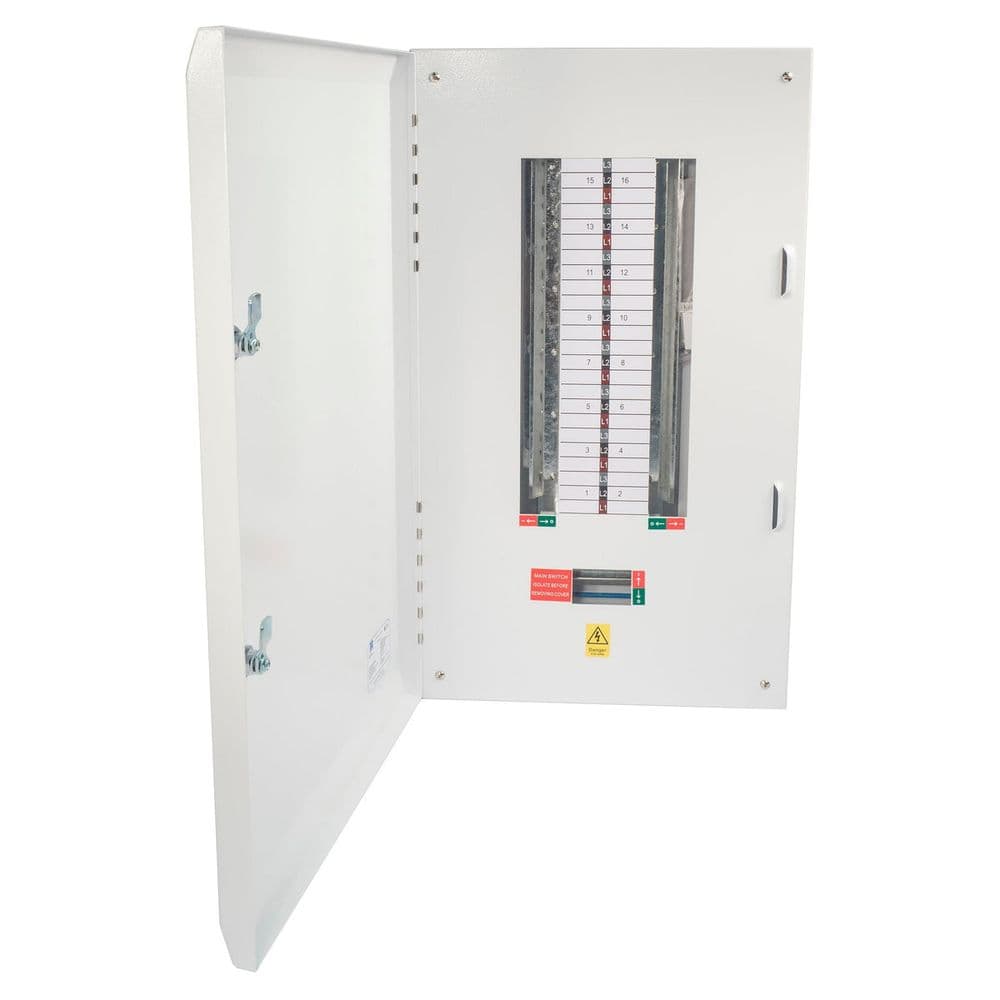 Lewden 16 Way 125A TPN Distribution Board | Consumer Unit World