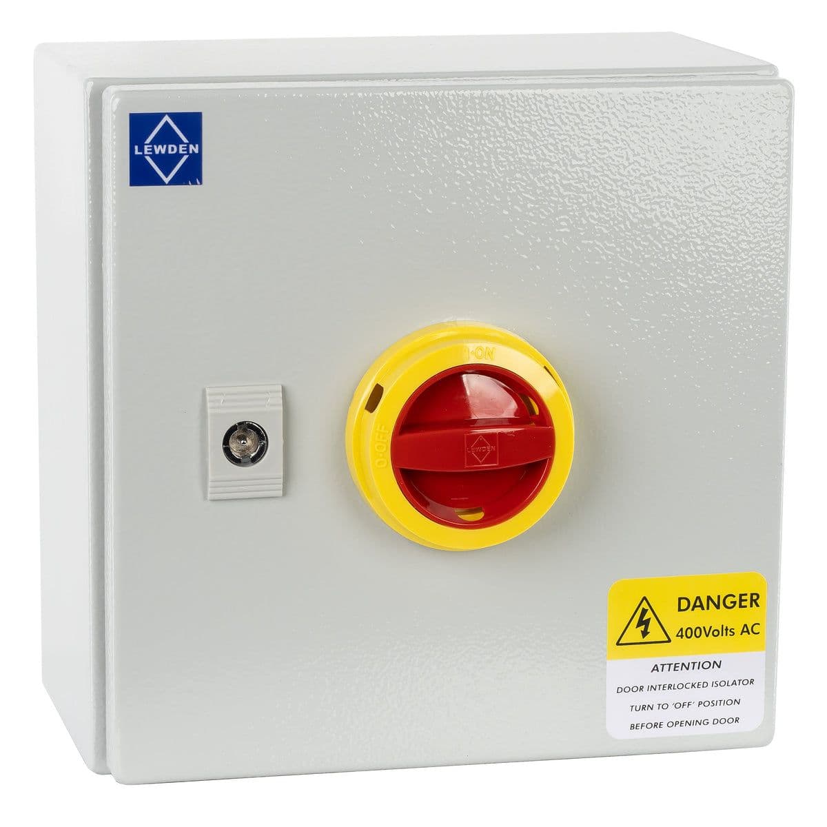 Lewden 32A TP+N Metal Isolator Switch Disconnector | Consumer Unit World