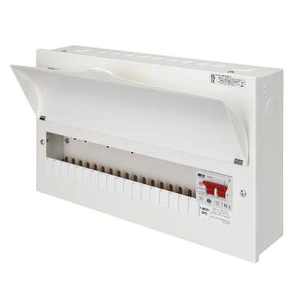 Wylex NM1806LS 18 Way 100A Main Switch Consumer Unit with Type 2 SPD