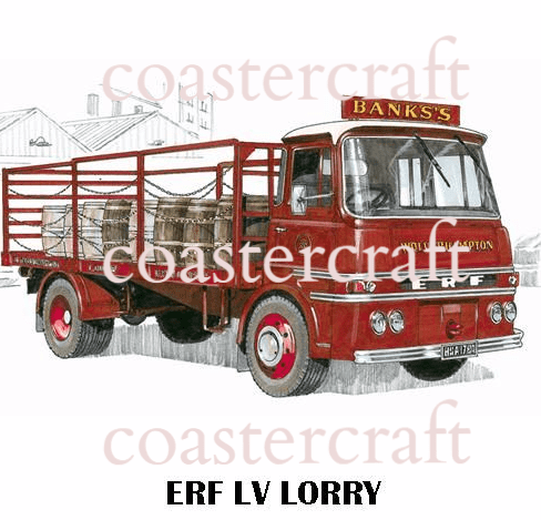 British 1960 s Lorry ERF LRV