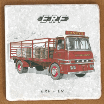 British 1960 s Lorry ERF LRV