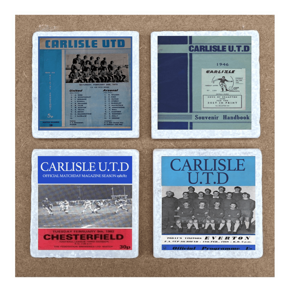 Carlisle - vintage programme covers