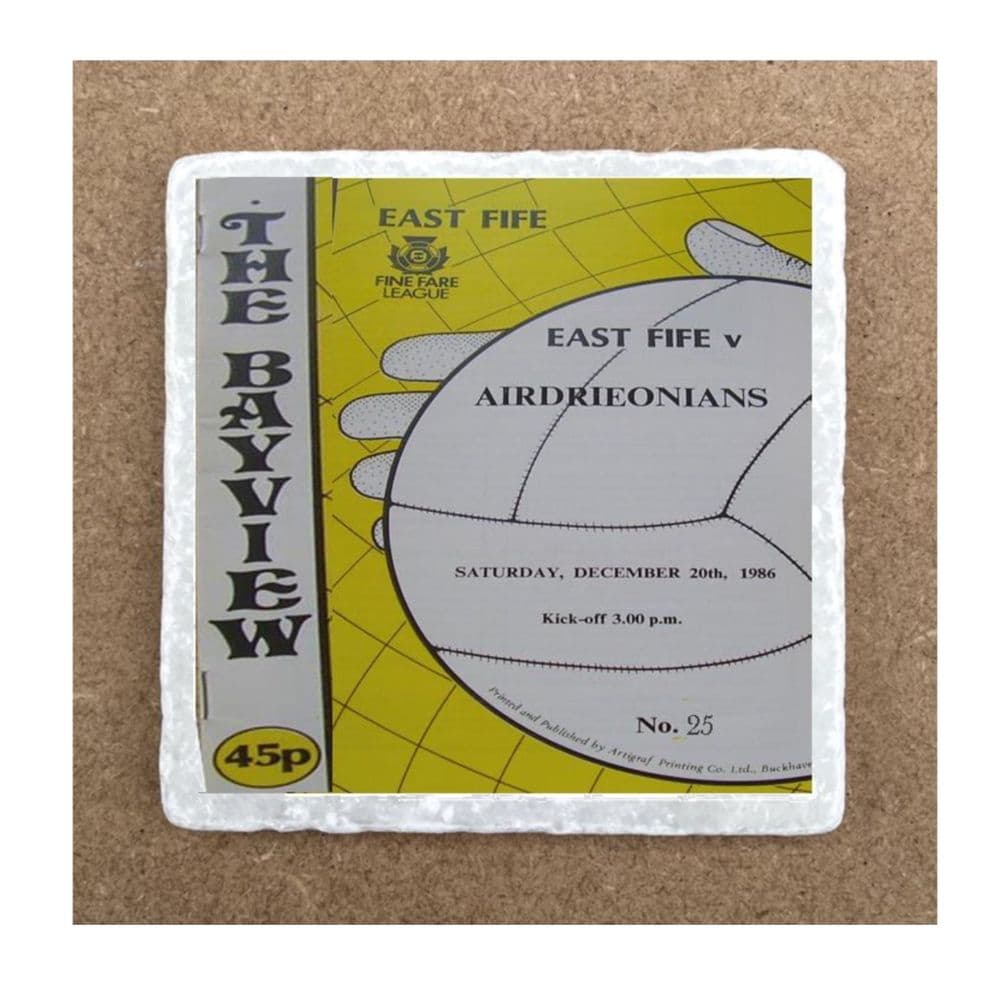 East Fife Official Programme 1986
