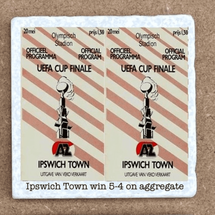 Ipswich -1978 Cup Final -1981 Euro Cup Final - Vintage Home Programme