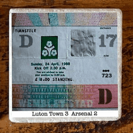 Luton Vintage Ticket 1968