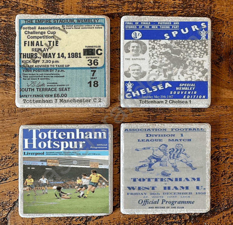 Tottenham -1967 & 1981 Winning FA Cup Final Tickets - Programme