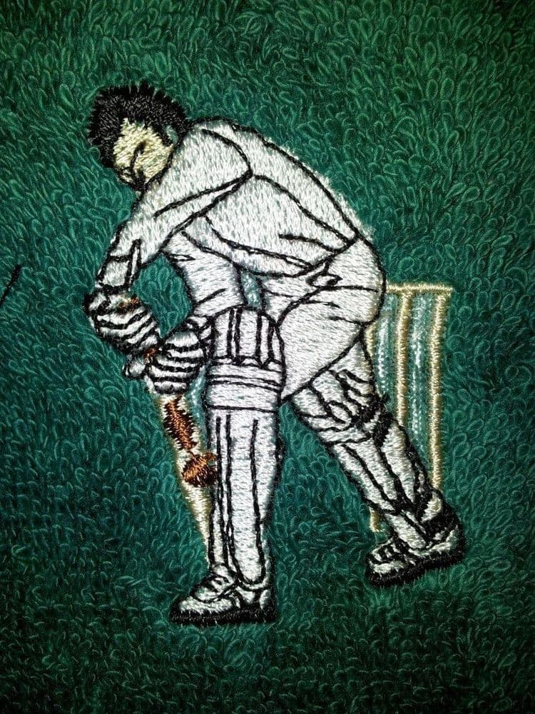 CRICKETER PERSONALISED FACE CLOTH