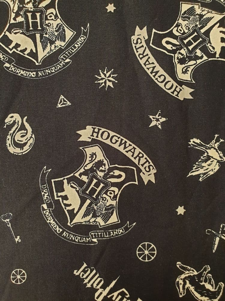 Harry Potter fabric UK floral material Fat Quarter - 50cm x 56cm - 100 ...