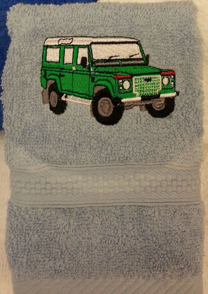 LAND ROVER PERSONALISED FACE CLOTH