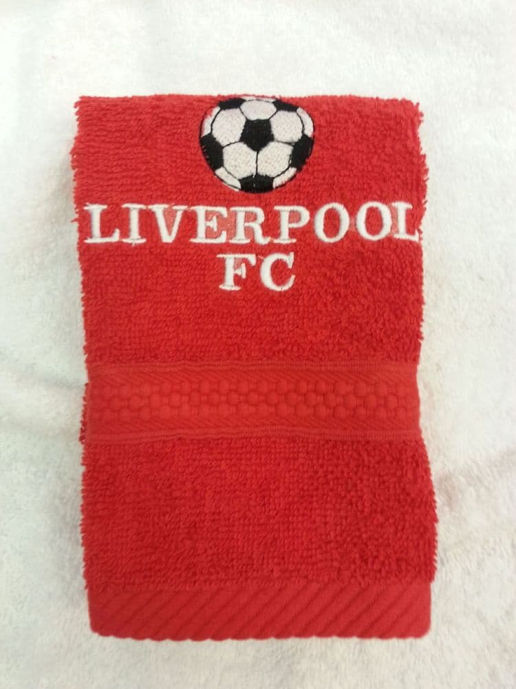 LIVERPOOL PERSONALISED FACE CLOTH