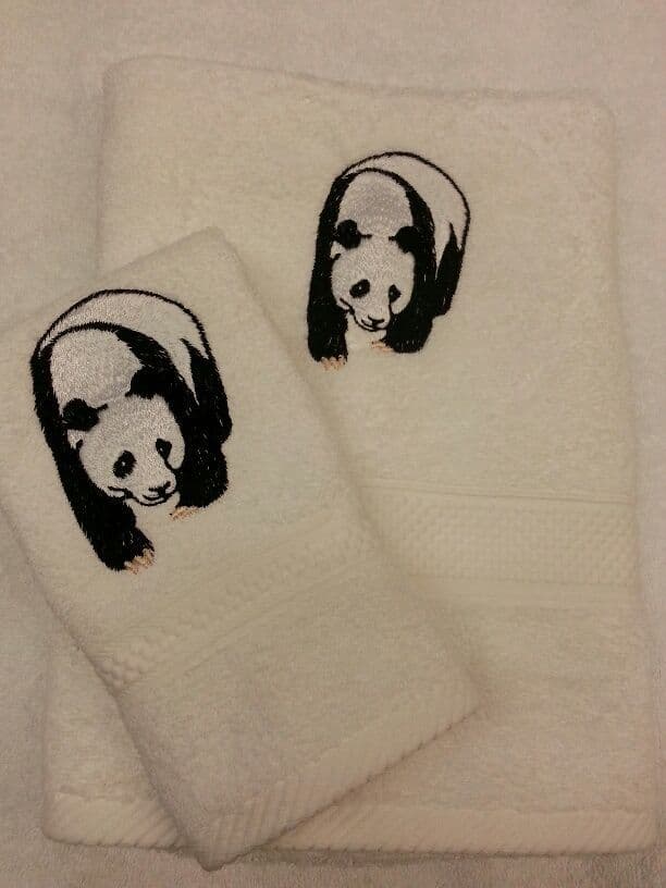 PANDA PERSONALISED TOWEL SET - Animals