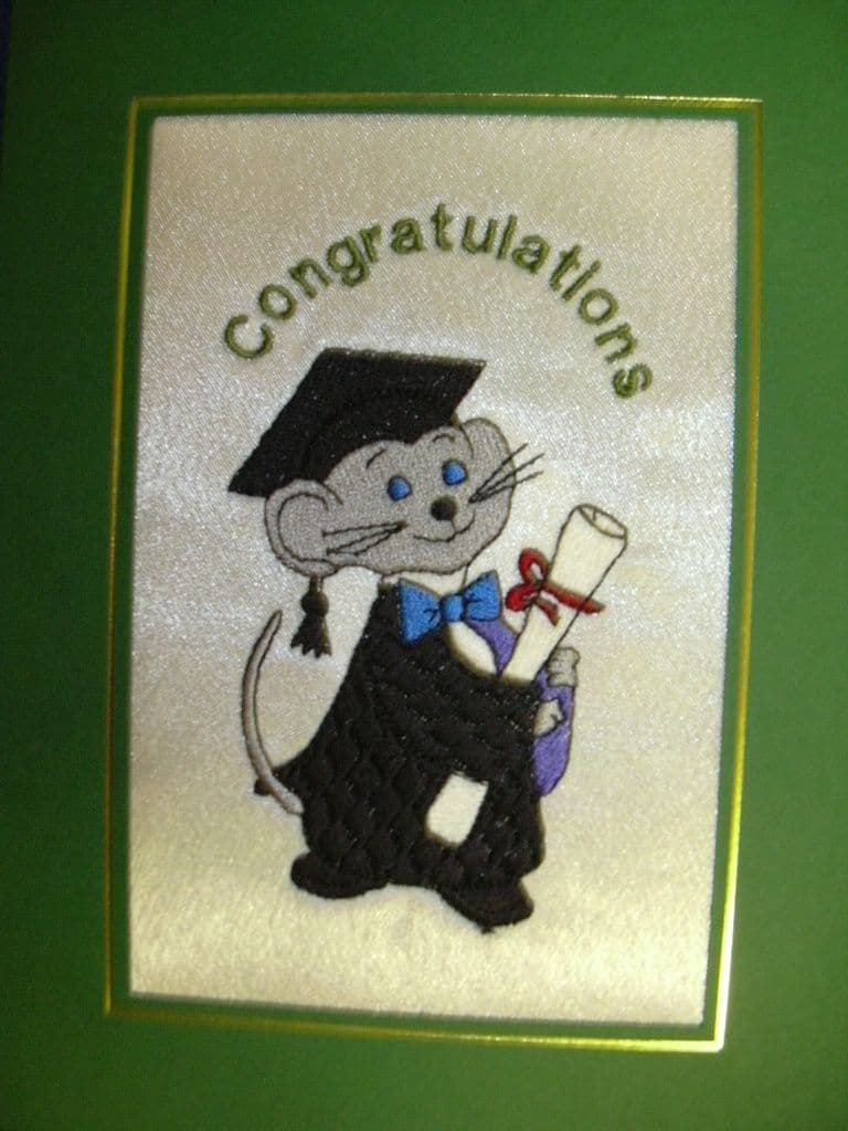 PERSONALISED GRADUATION MOUSE AND CERTIFICATE CARD
