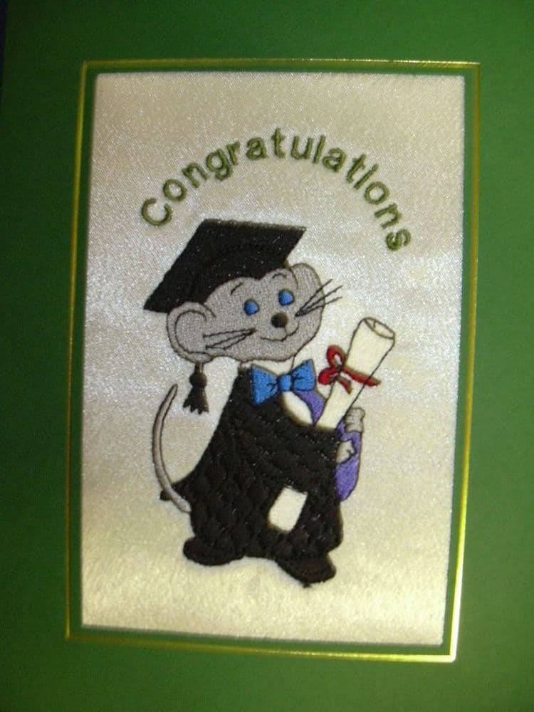 PERSONALISED GRADUATION MOUSE AND CERTIFICATE CARD