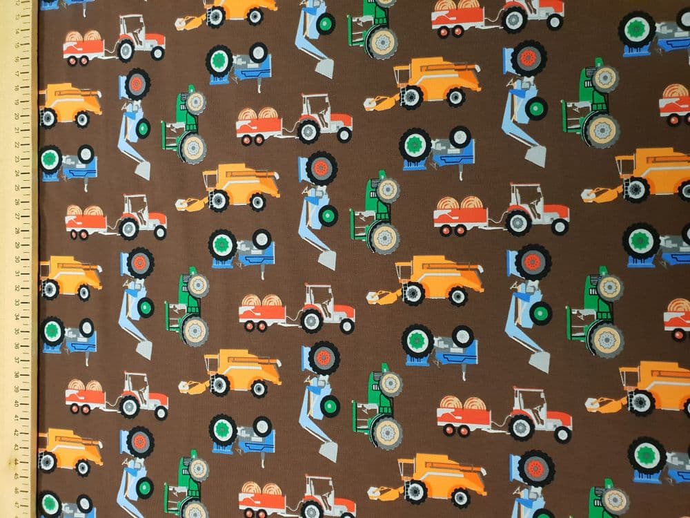Tractor material - Jersey Fabric 95 Cotton 5 Spandex - Price Per Metre