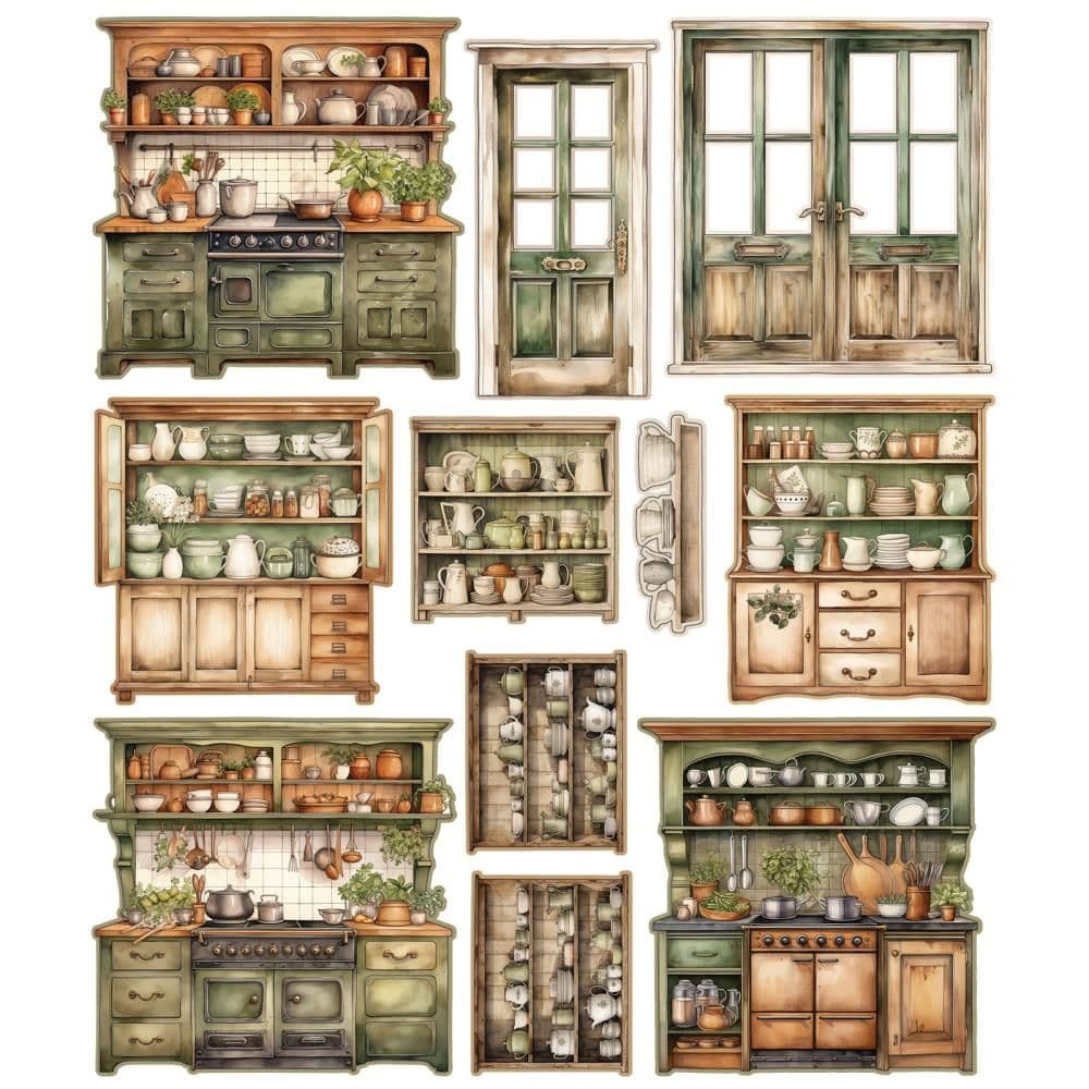 49 And Market - Die-Cut Elements - Cottagecore