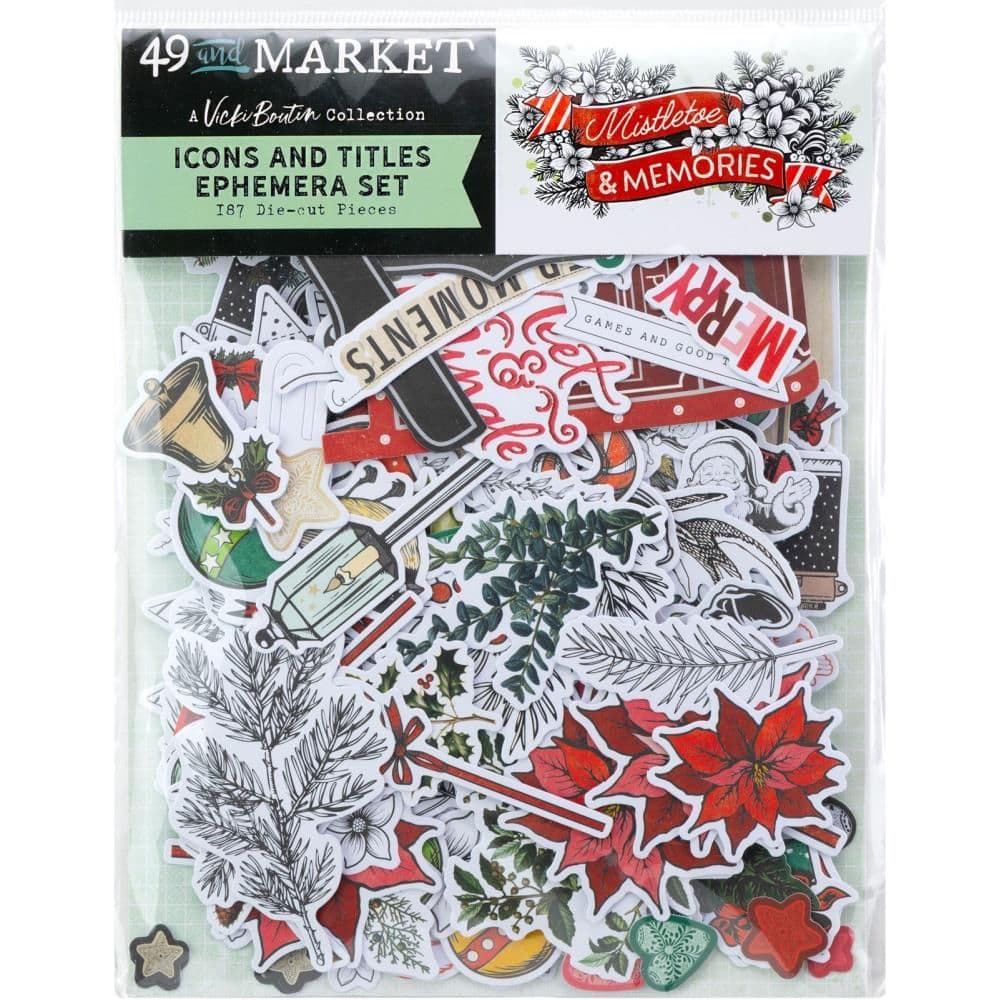 49 And Market - Icons and Titles Ephemera Set - Vicki Boutin Collection ...