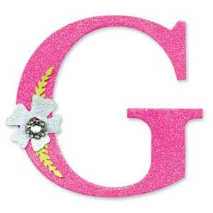 654722 Sizzix Bigz Alphabet Uppercase Die - Sassy Serif Letter G