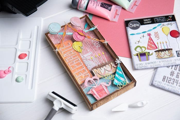 666282 - Sizzix Thinlits Die Set 41PK - Alphanumeric Emporium by Tim Holtz