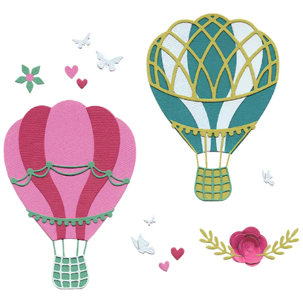 666834 - Sizzix Thinlits Die Set 15PK - Floating Fancy by Catherine Pooler